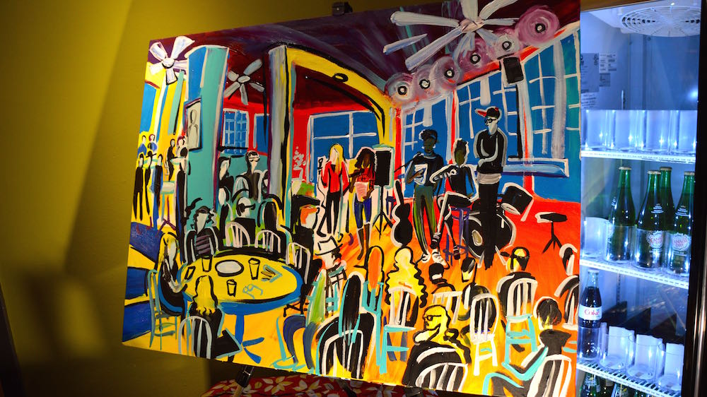 Epic live painting captures events as they unfold