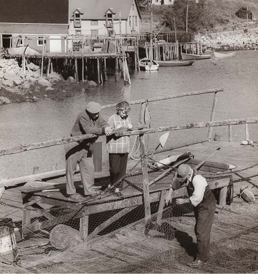 Nova Scotians work to keep the art of net mending alive