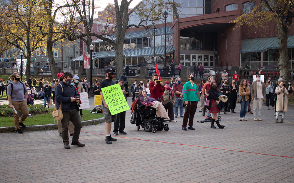Tenants rally for rent control