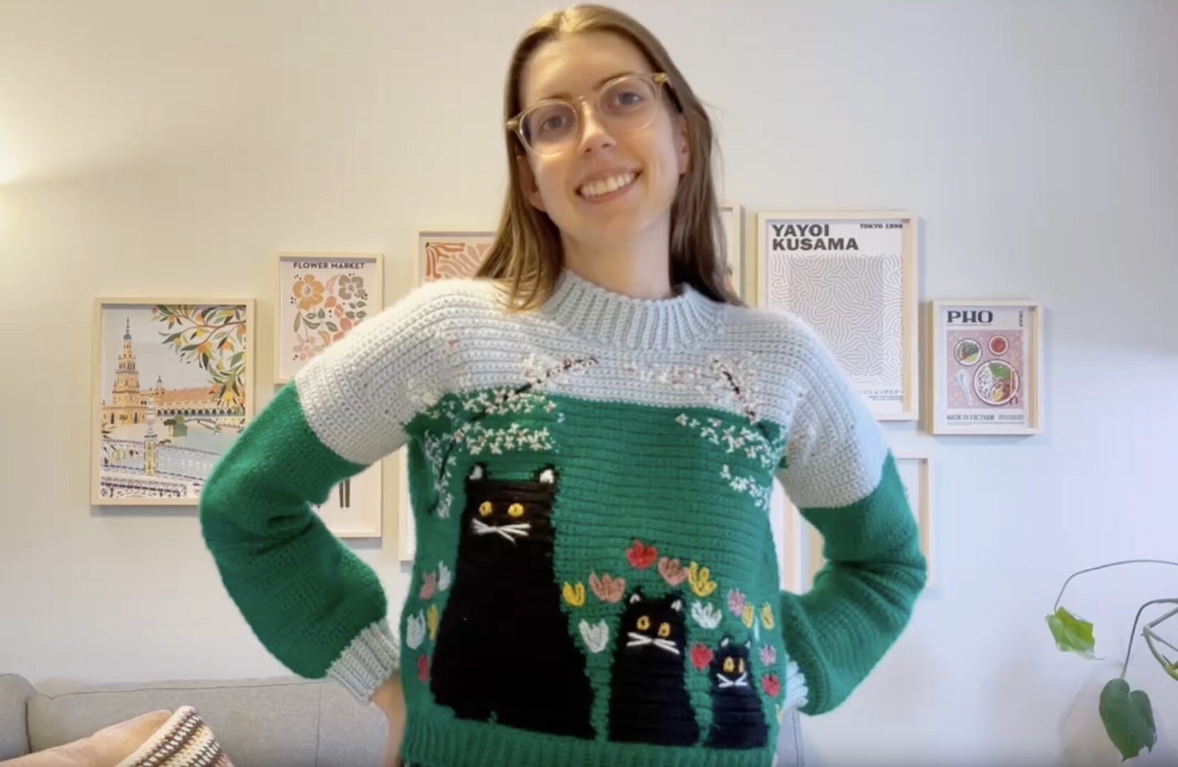 Maud Lewis-inspired sweater patterns released by crocheter